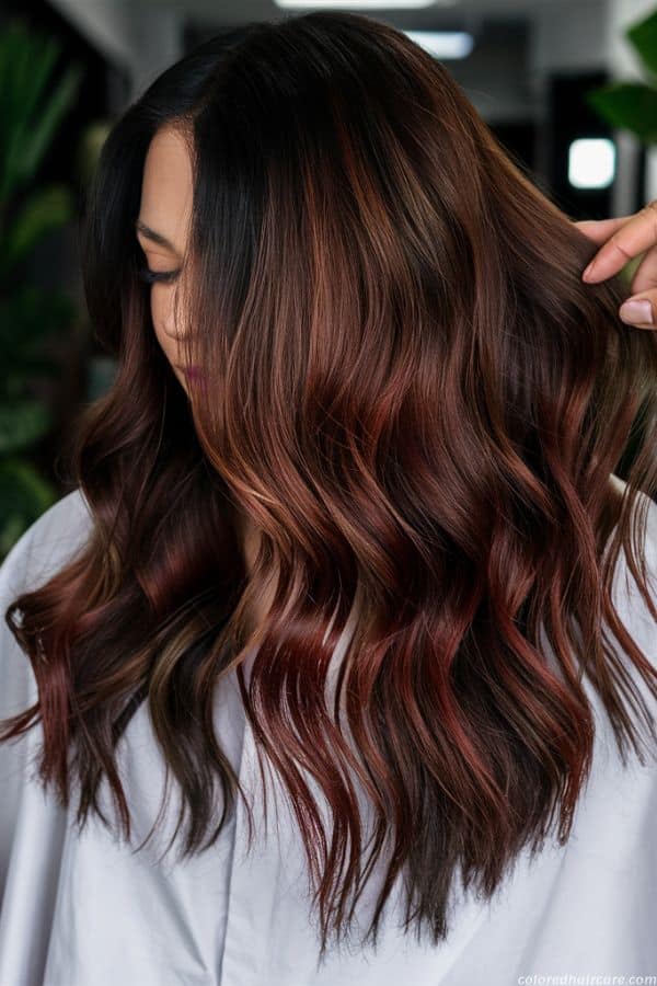 10 Tasty Chocolate Cherry Hair Color Ideas You Can't Resist