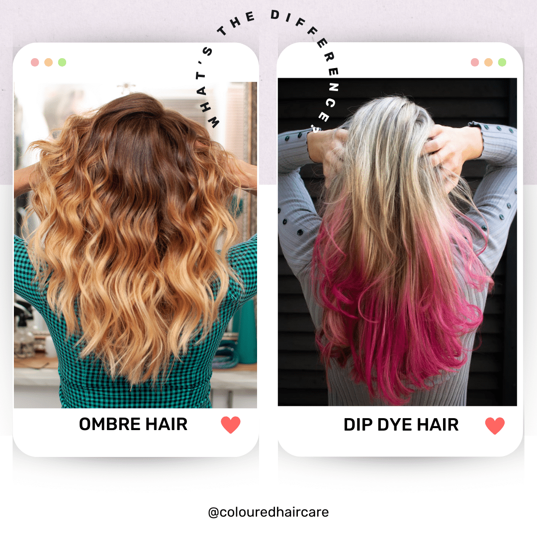 8 Edgy Dip Dye Hair Color Ideas & How To Get The Look.